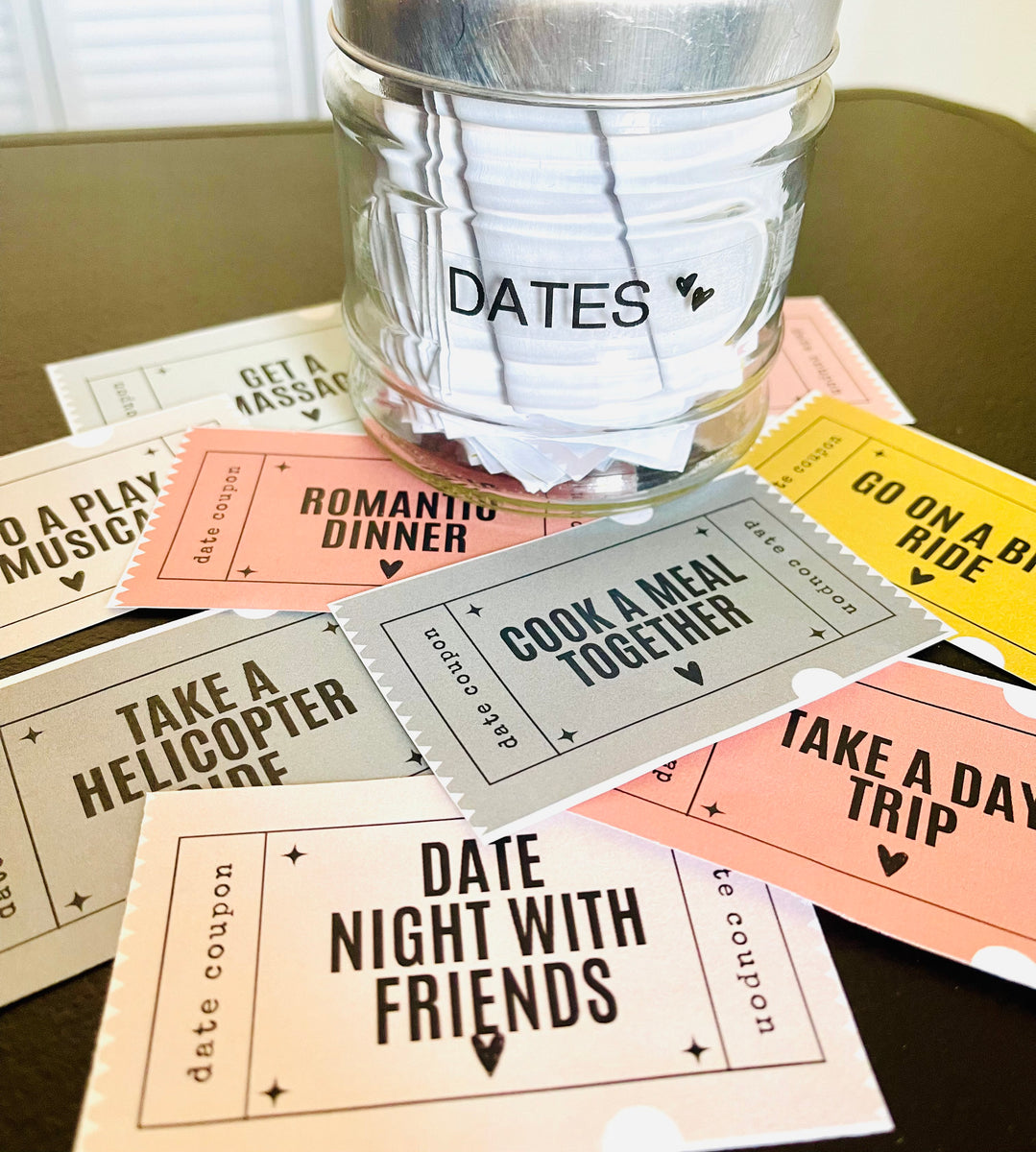 Date Idea Tickets for Couples – Our Healthy Families